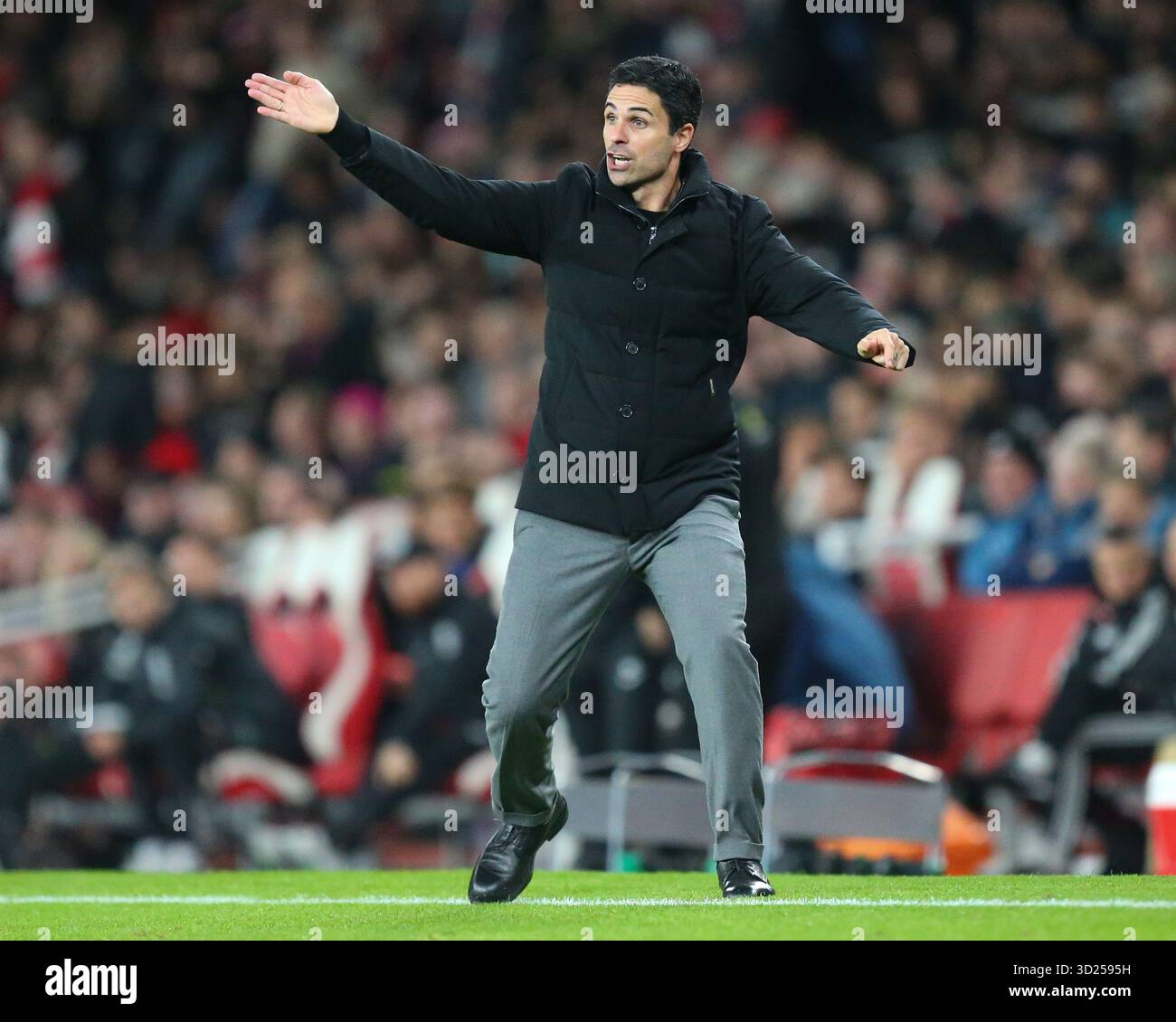 London, England, October 29 2025: Head coach of Arsenal Mikel Arteta ...