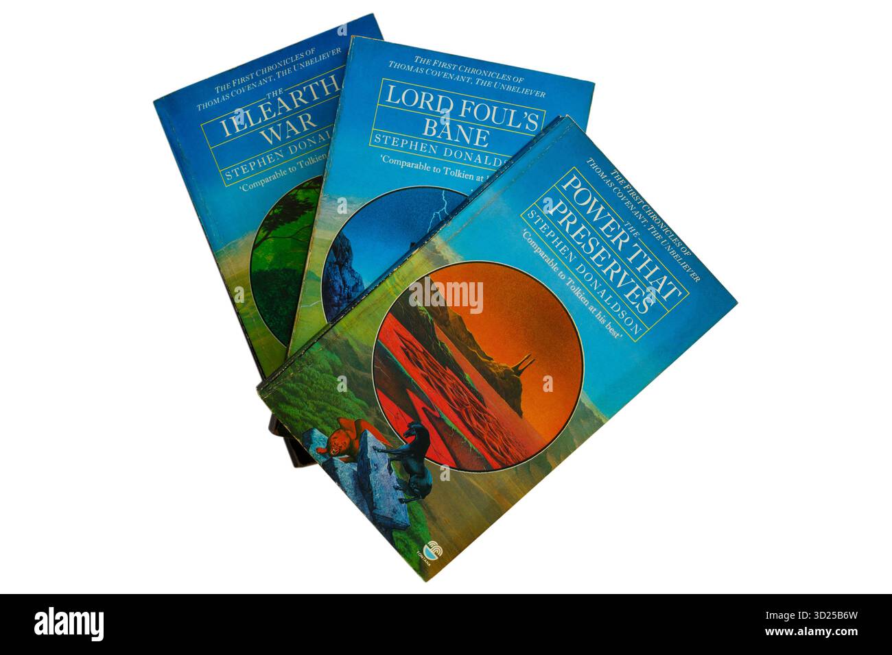 Selection of Stephen Donaldson books with Power that Preserves book on ...