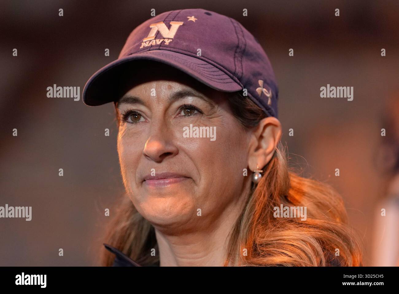 New Jersey gubernatorial candidate Mikie Sherrill listens to speakers ...