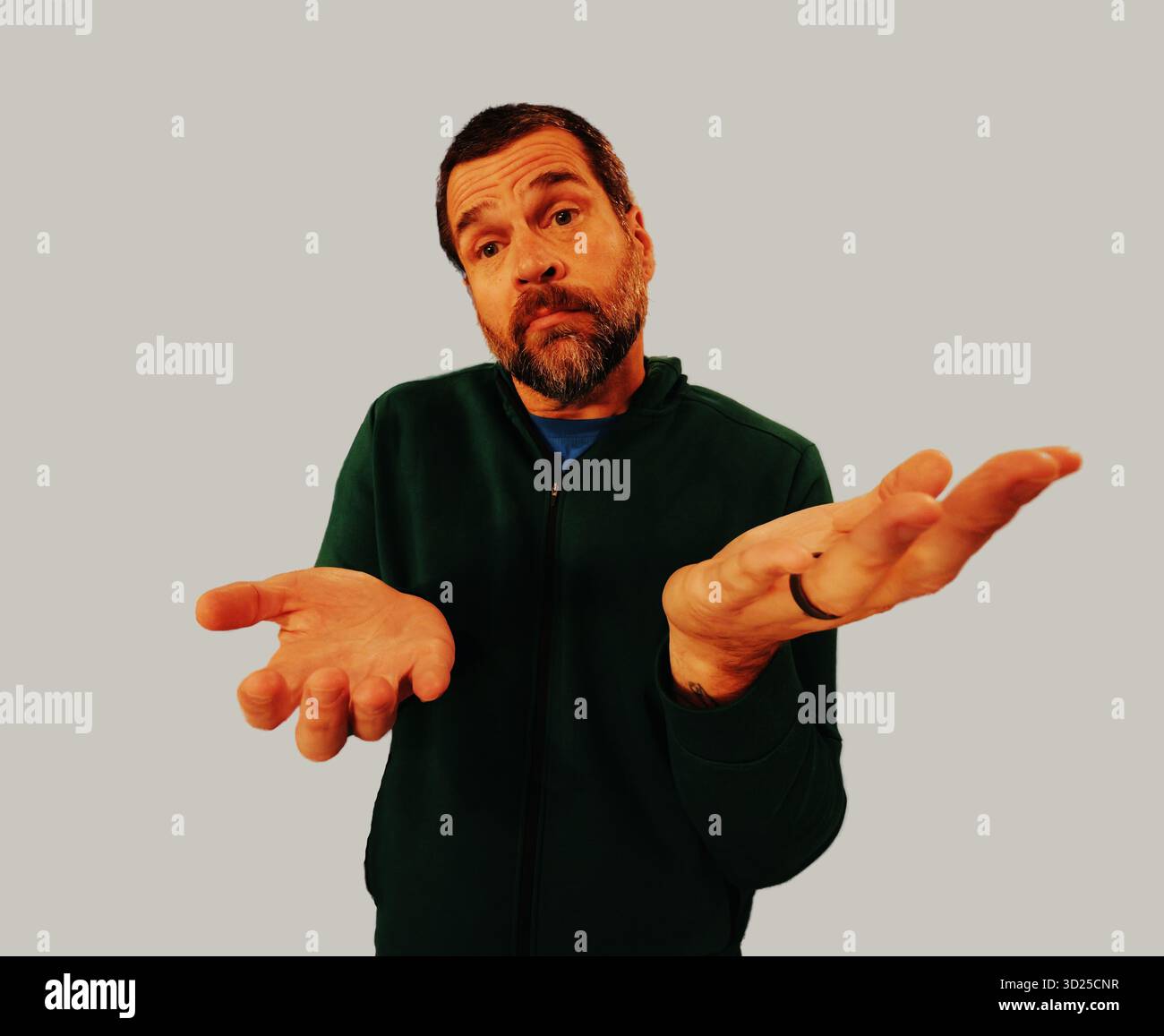 Six-Seven 6-7 67 Meme Trend - Middle Aged Dad Demonstrating Gestures ...