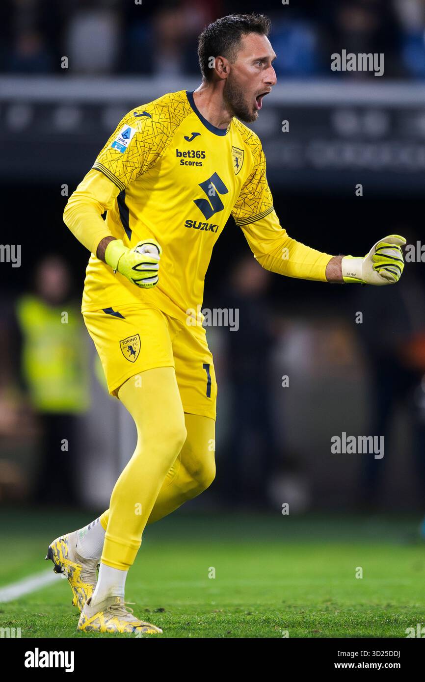 Alberto Paleari of Torino FC gestures during the Serie A football match ...