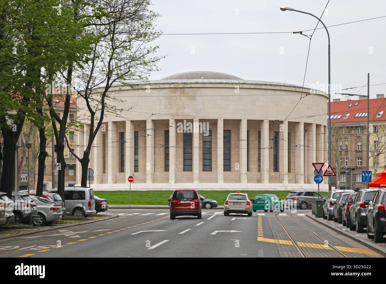 Zagreb, Croatia - April 13 2019: The Meštrović Pavilion (Croatian ...