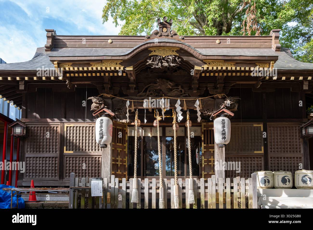 Makata shinto shrine, on the pilgrimage route of the Seven Lucky Gods ...