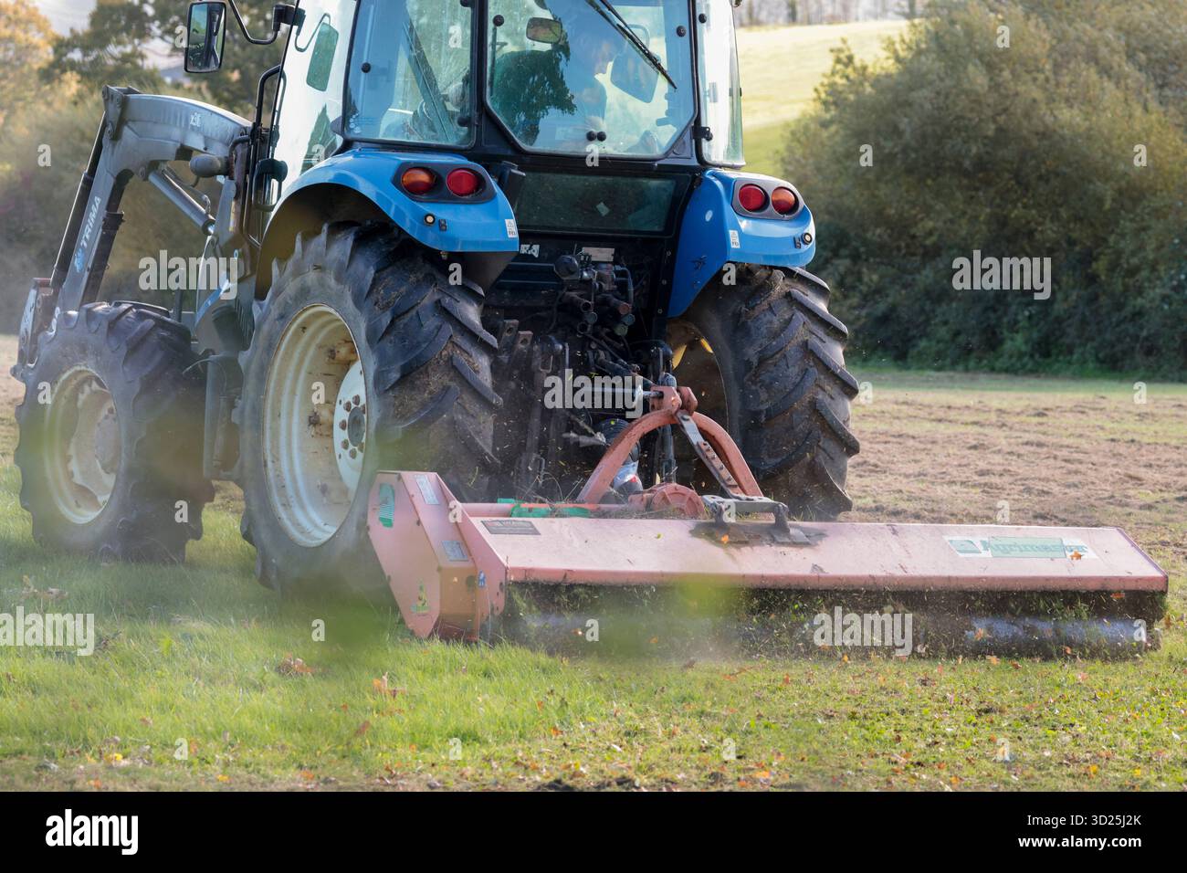 Flail swinging blades on rotating drum hi-res stock photography and ...