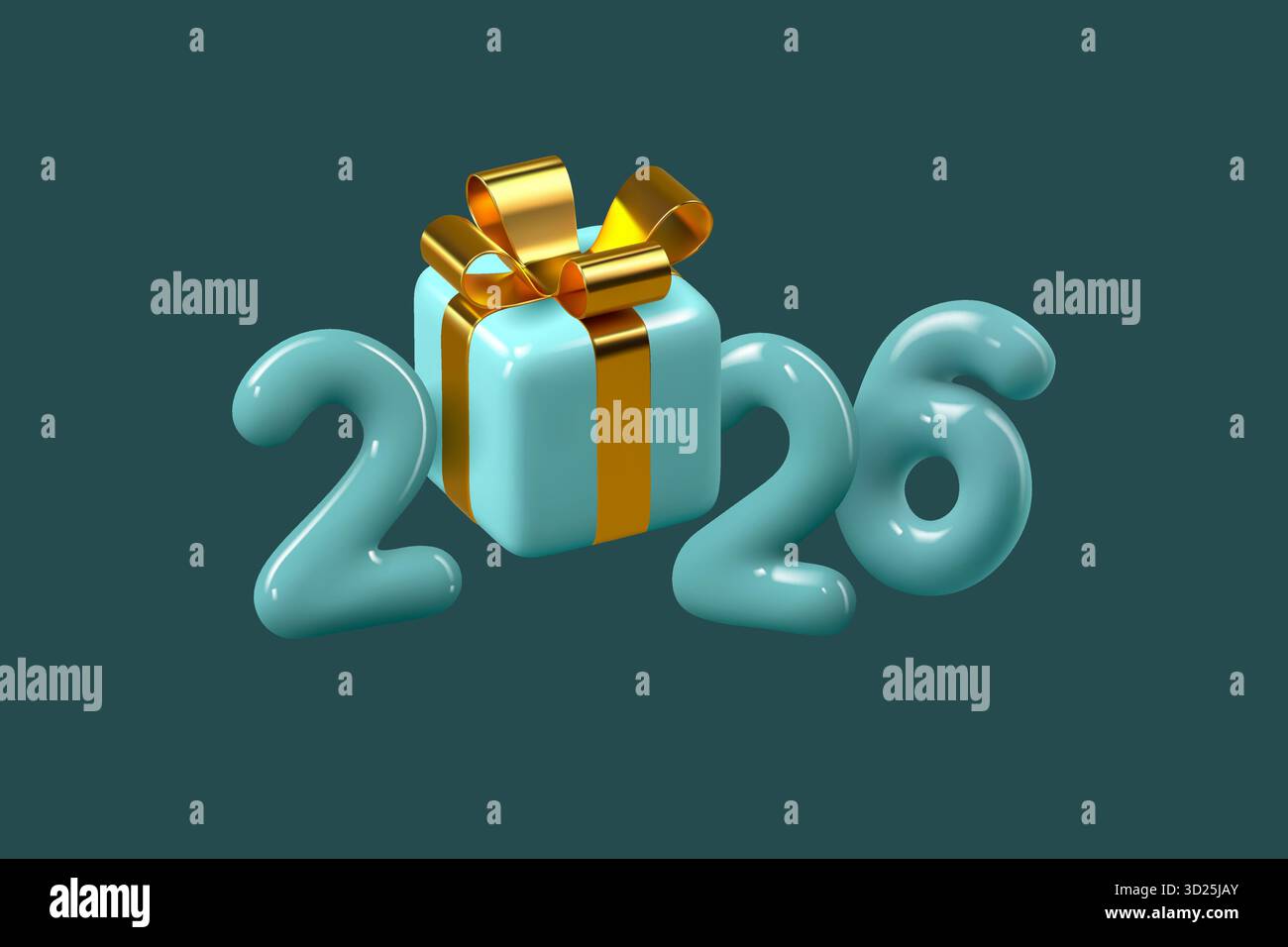 2026 3d gold numbers Stock Vector Images - Alamy