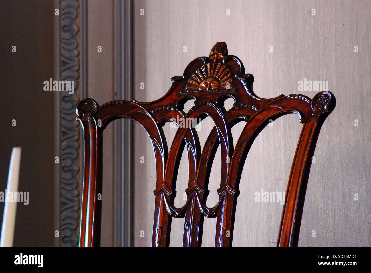 A historic chair was described by Benjamin Franklin as the Rising Sun ...
