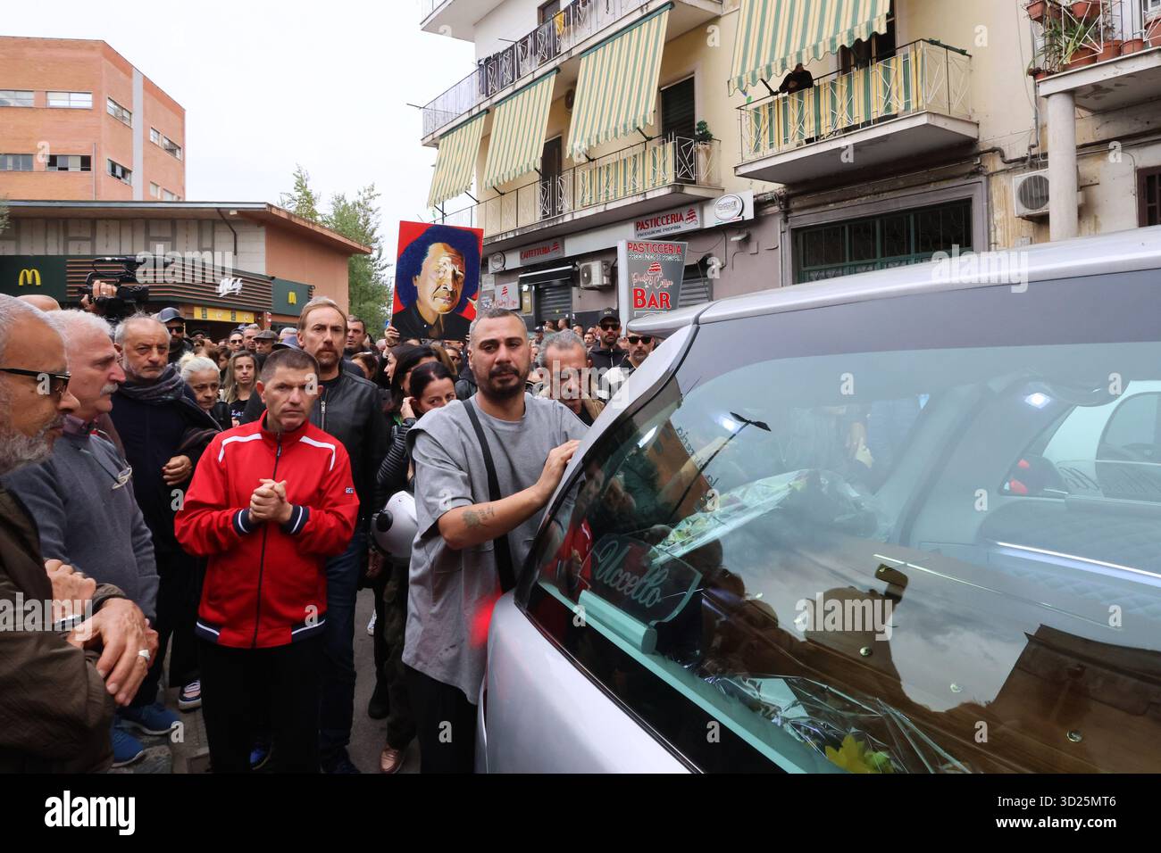 James Senese's funeral in Miano, Naples Stock Photo - Alamy