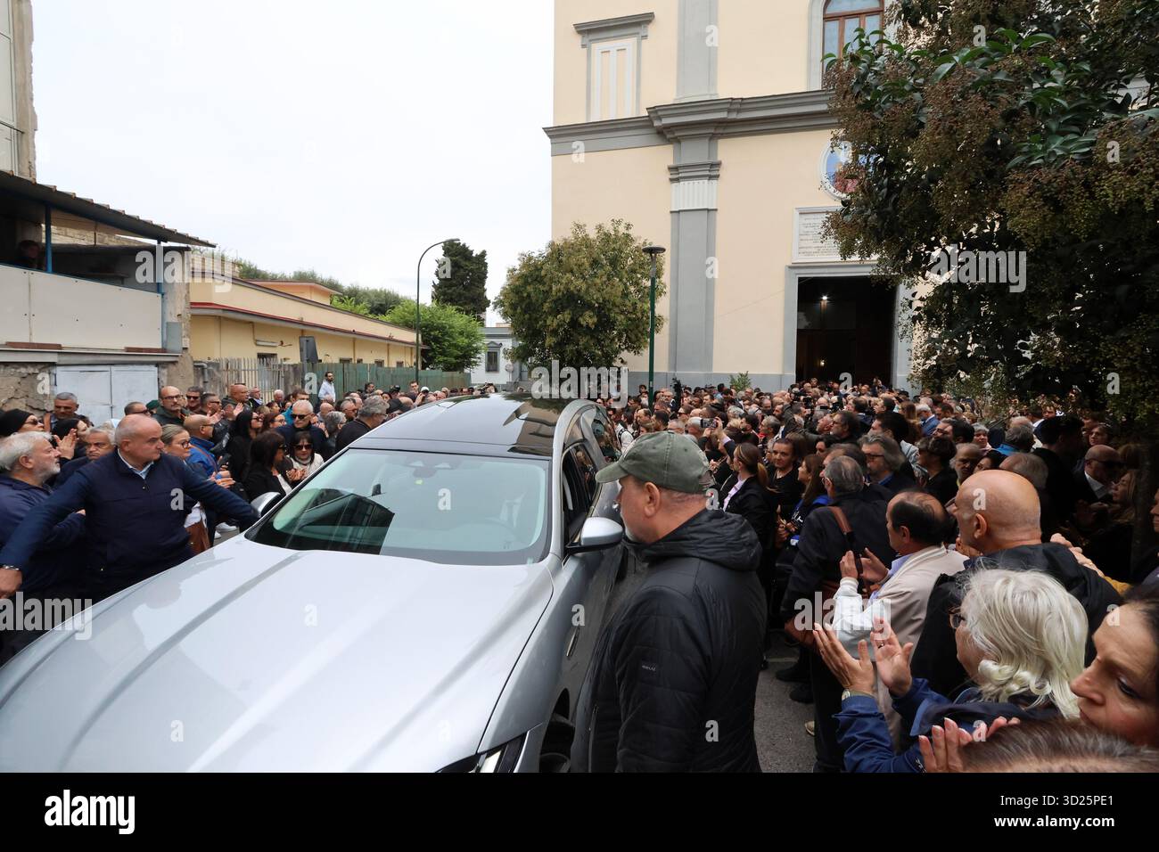 James Senese's funeral in Miano, Naples Stock Photo - Alamy
