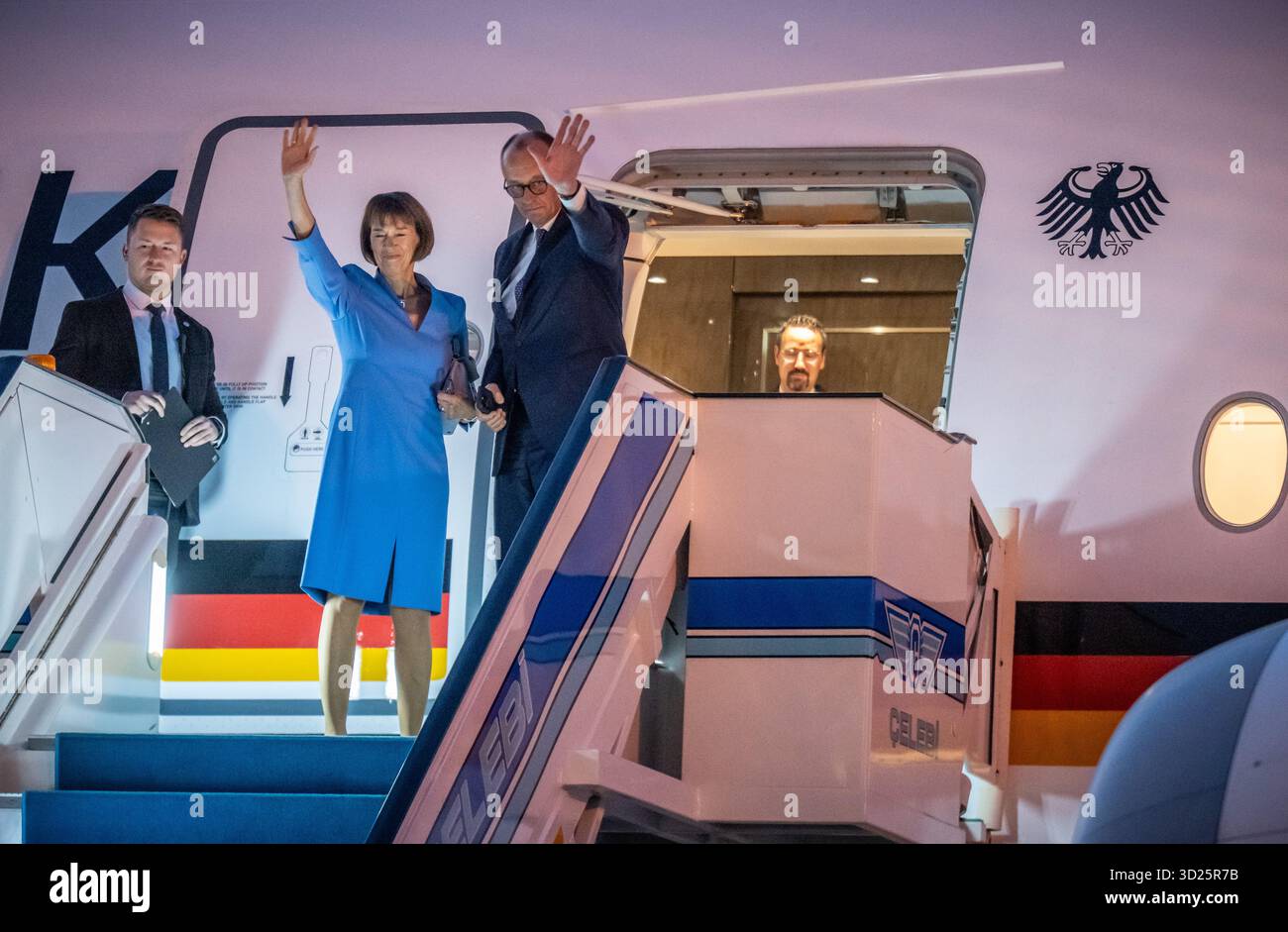30 October 2025, Turkey, Ankara: Federal Chancellor Friedrich Merz (CDU ...