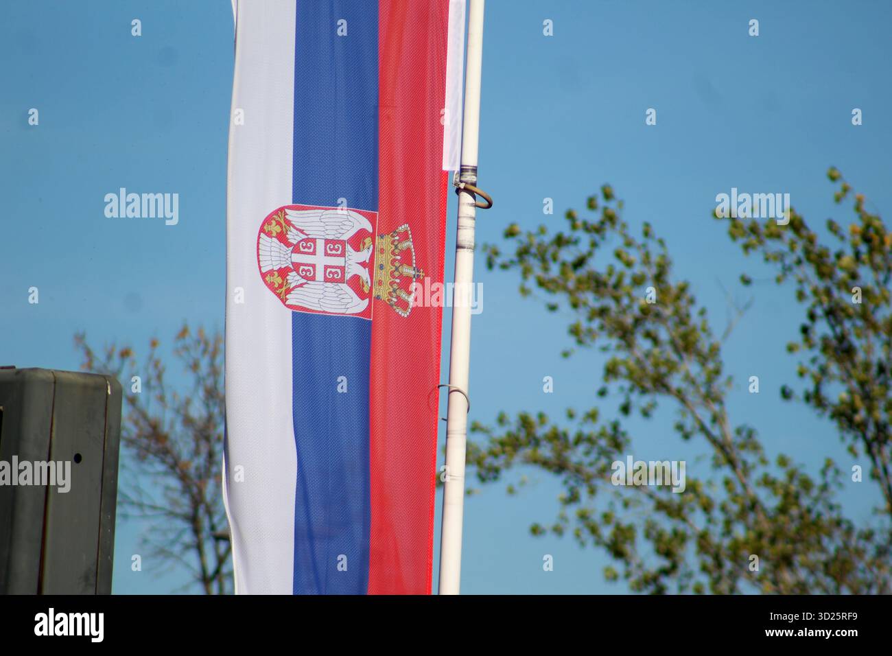 Image serbian flag waving hi-res stock photography and images - Alamy