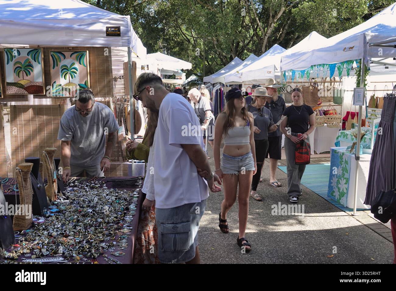 Eumundi, Queensland, Australia - 24th September, 2025 Locals and ...