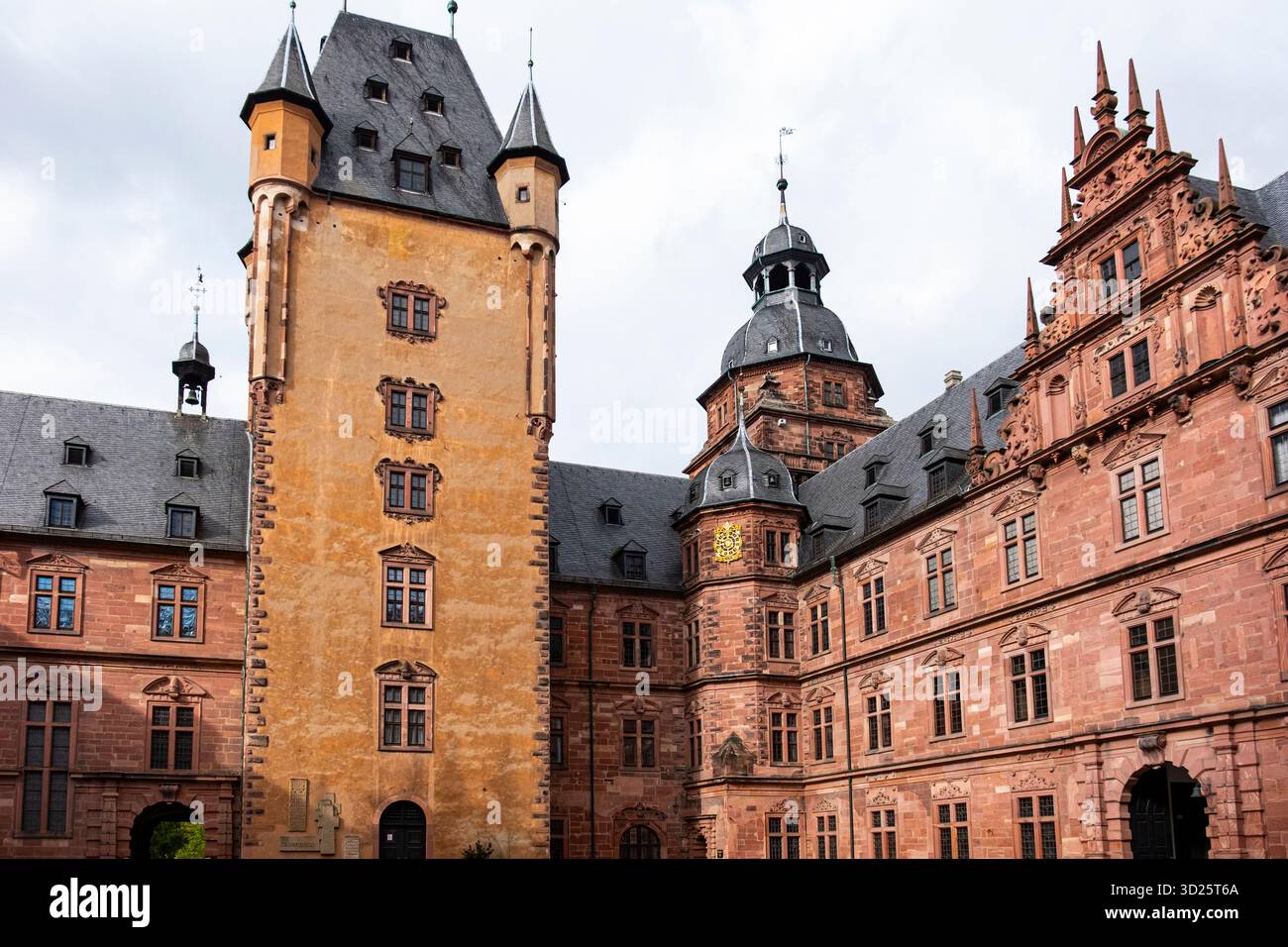 Schloss built for johann schweikhard von kronberg hi-res stock ...