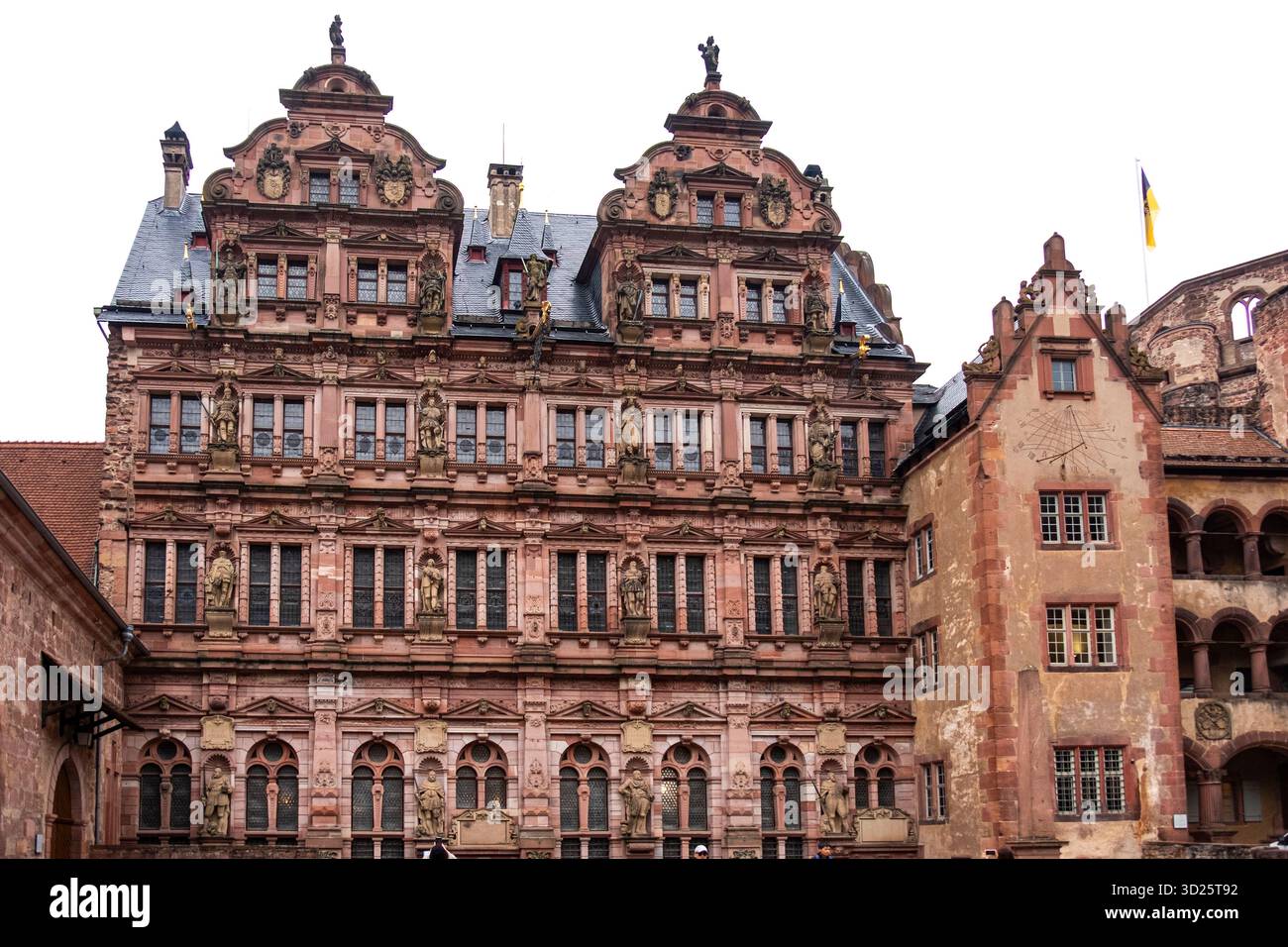 Schloss served by station on heidelberger bergbahn funicular railway hi ...