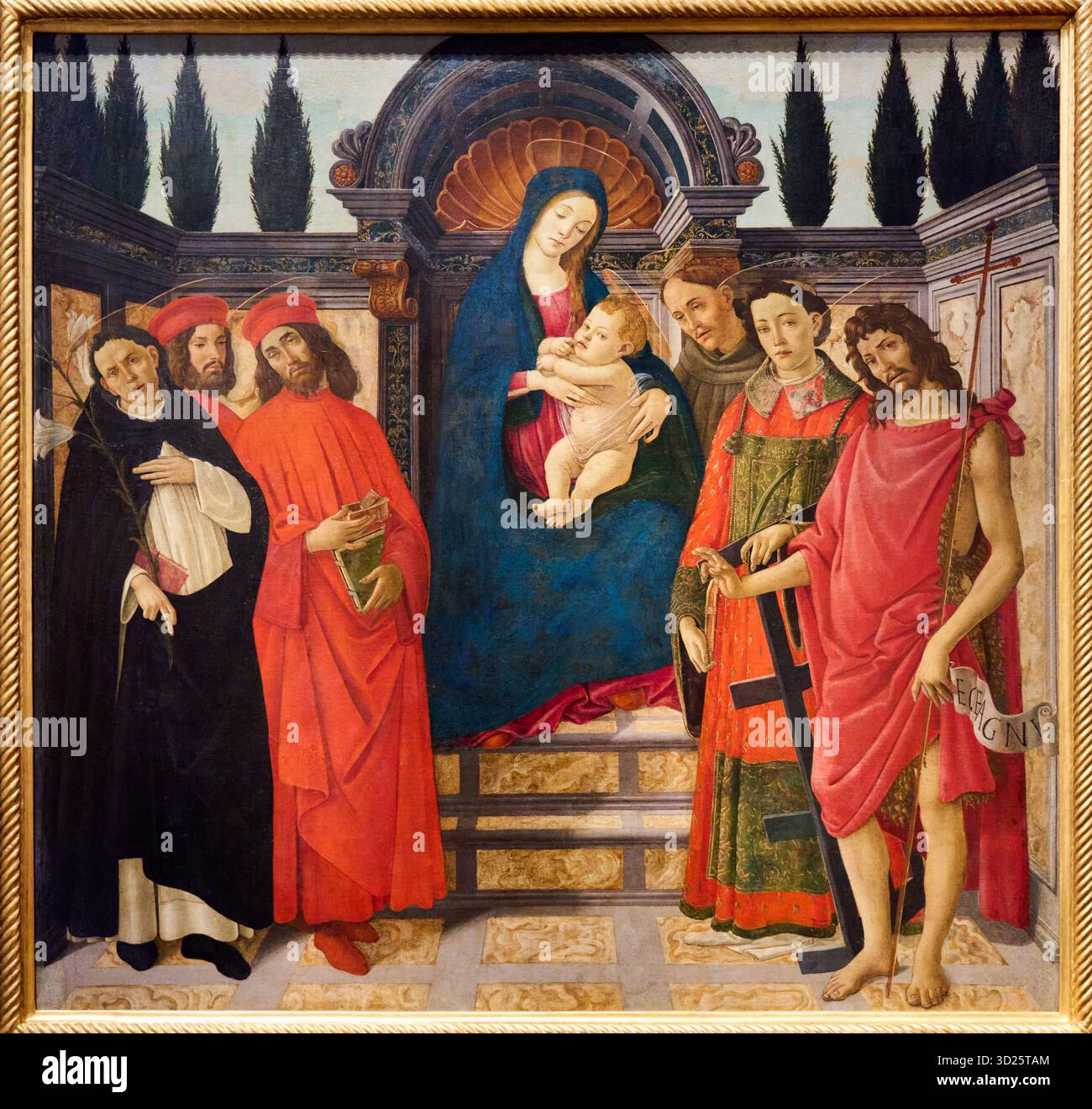 Madonna and Child with Saints, Pala del Trebbio, 1480-1500, ALESSANDRO ...