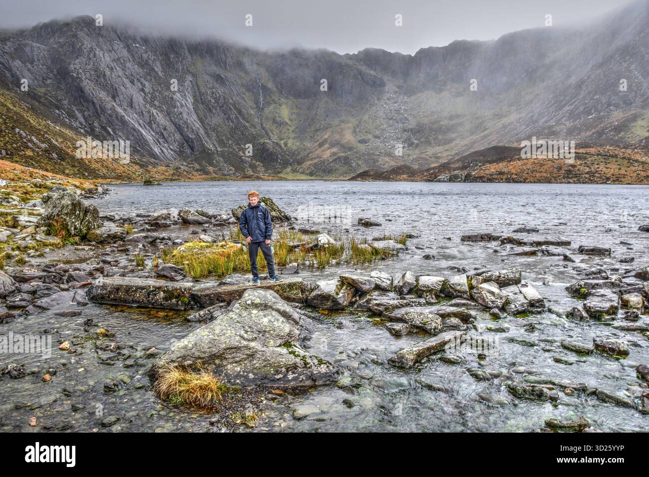 Cwm Idwal, hanging valley in North Wales, easily accessible in 20mins ...