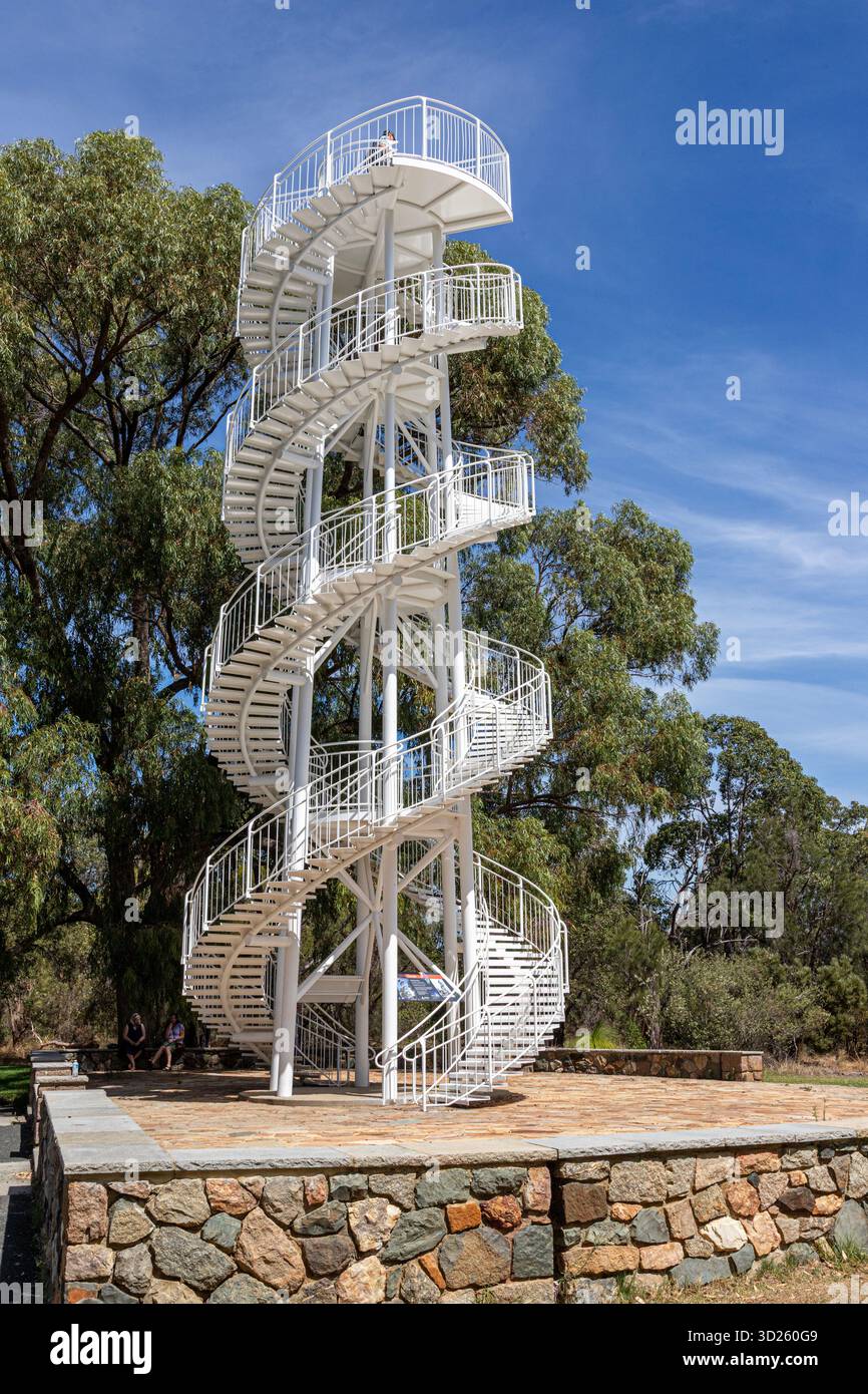 The 15 metre high DNA Tower commissioned in 1966 in Kings Park and ...