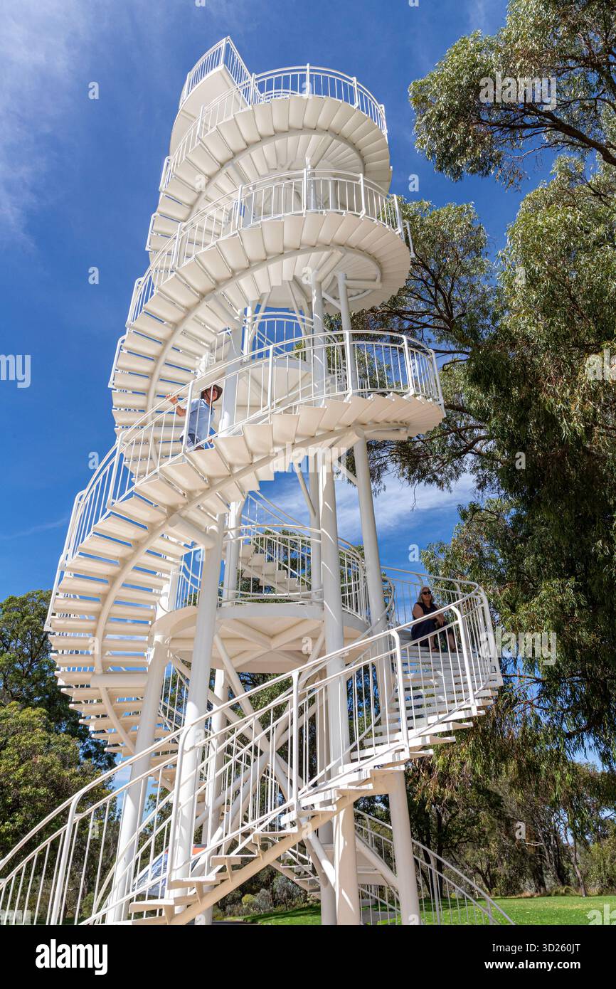 The 15 metre high DNA Tower commissioned in 1966 in Kings Park and ...