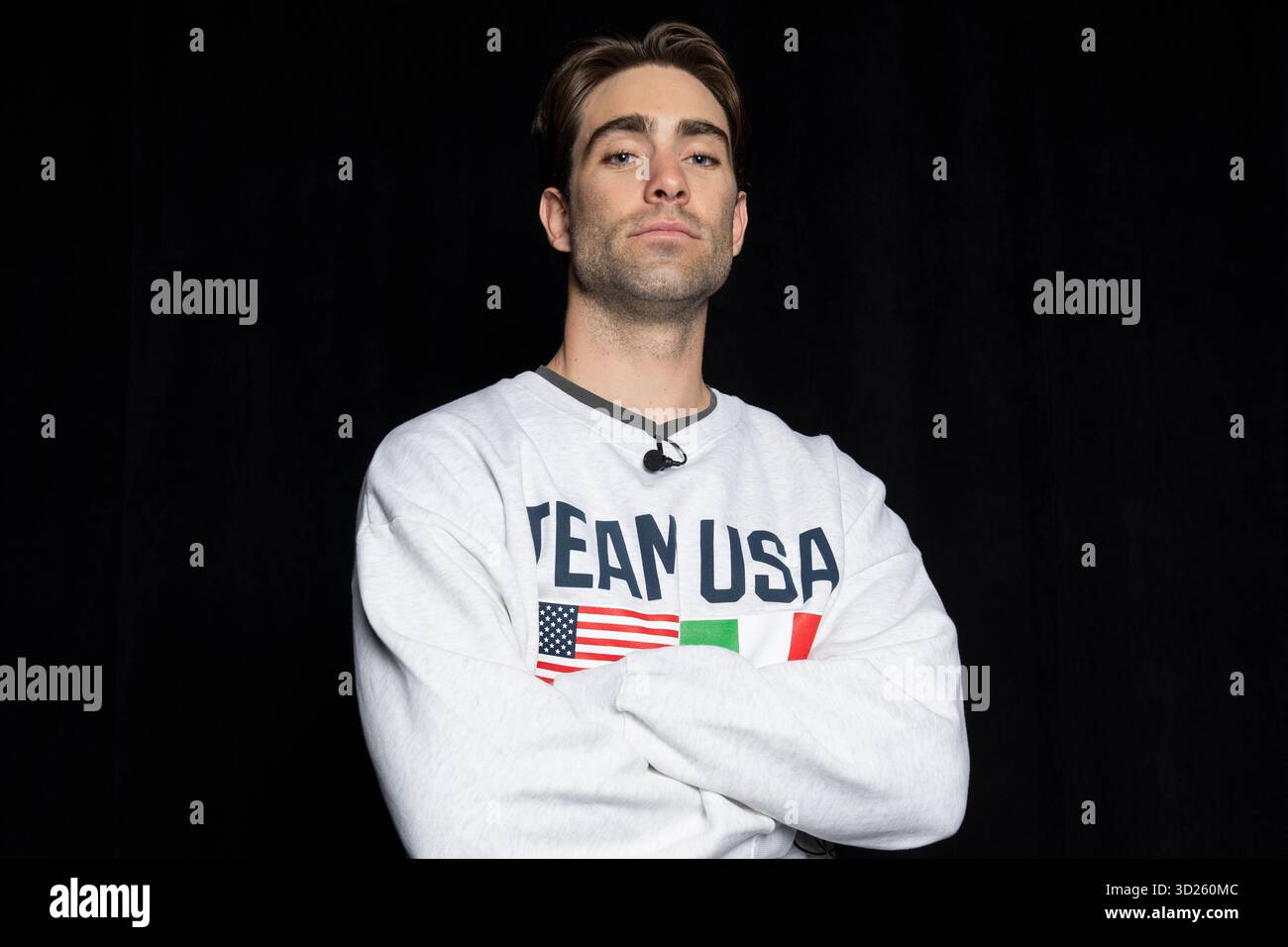 Olympic hopeful U.S. freestyle skier, Alex Hall, poses for a photo at ...