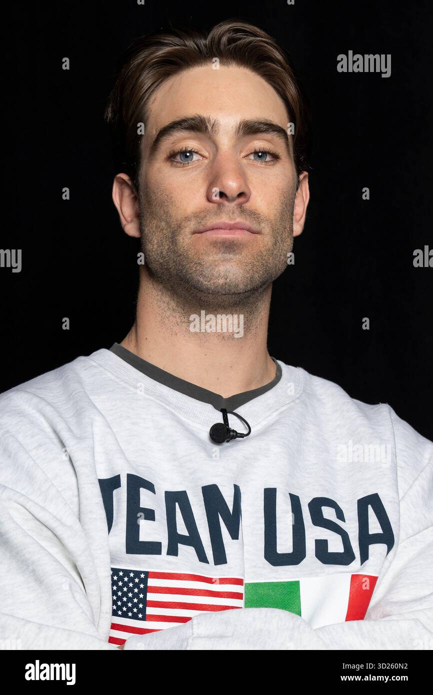 Olympic hopeful U.S. freestyle skier, Alex Hall, poses for a photo at ...