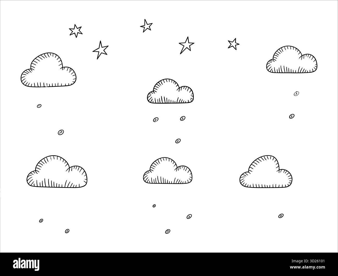 Scattered small stars Stock Vector Images - Alamy