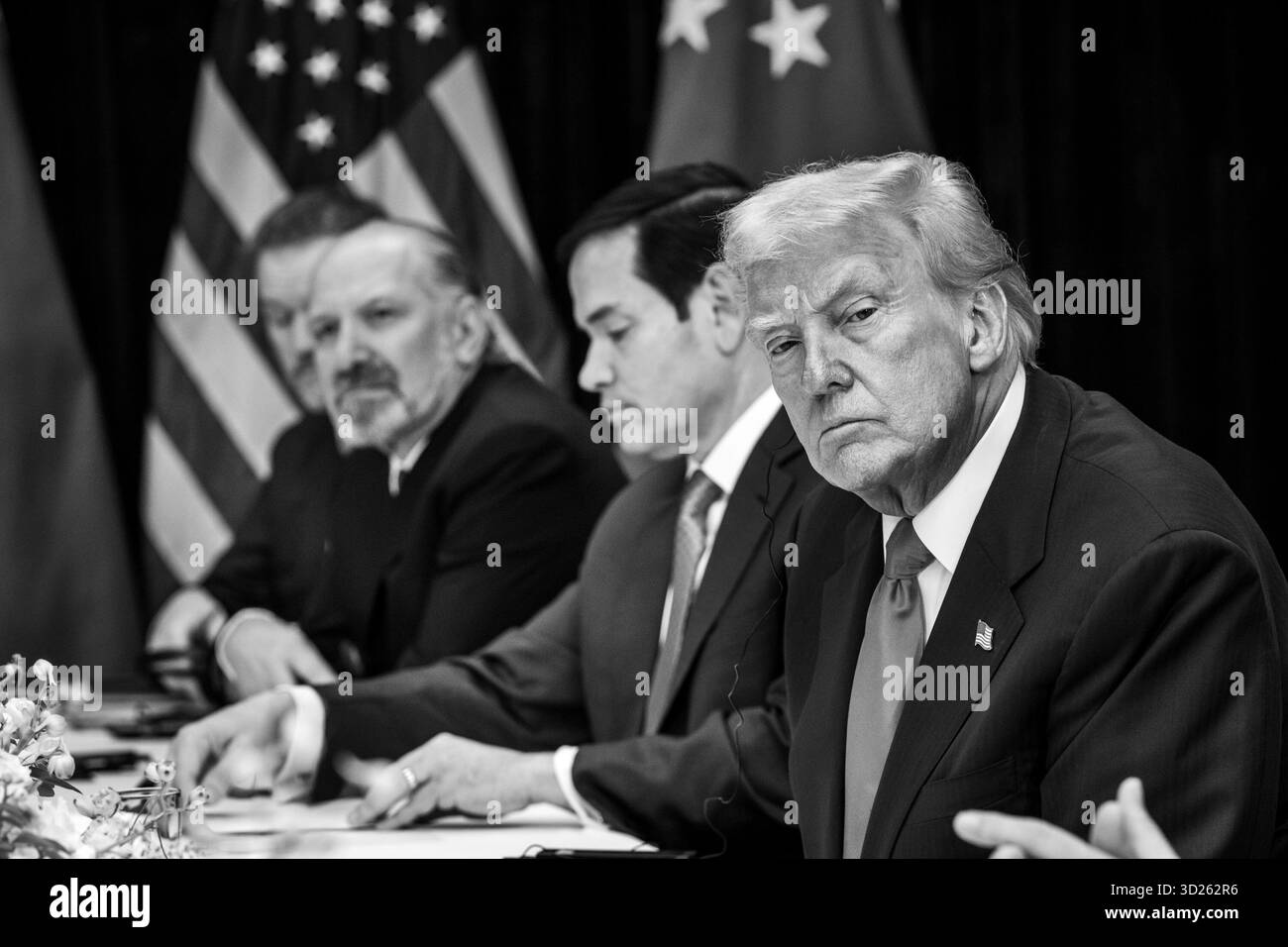 Donald trump xi jinping 2025 Black and White Stock Photos & Images - Alamy