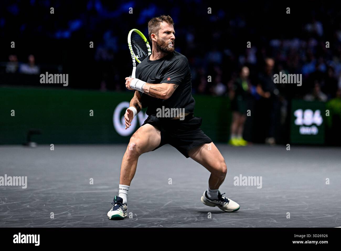 Corentin Moutet during the Rolex Paris Masters 1000 ATP tennis ...