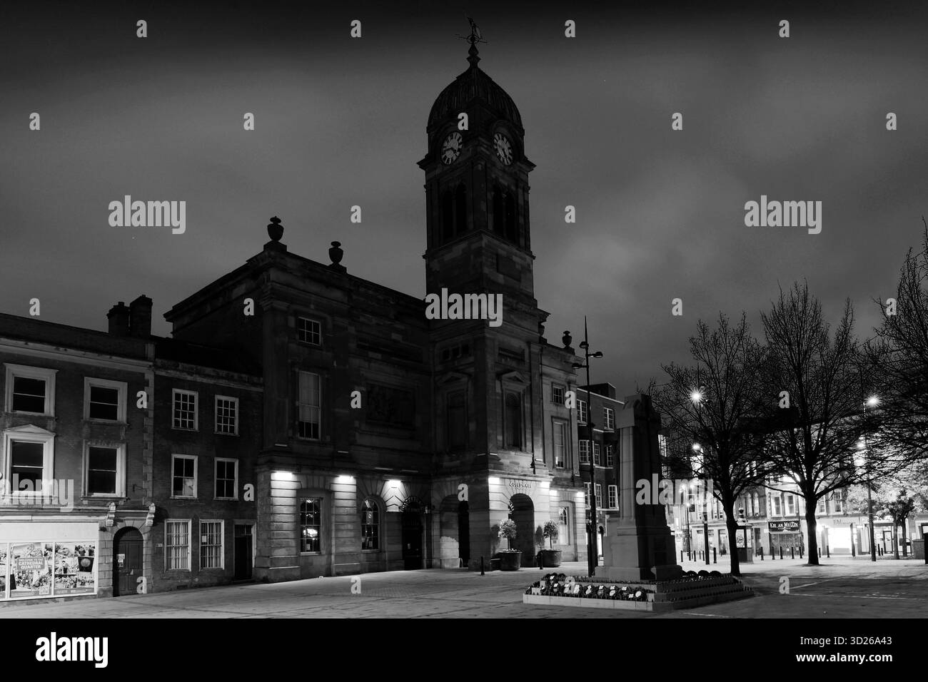 The Guildhall building, Market Place, Derby City Centre, Derbyshire ...