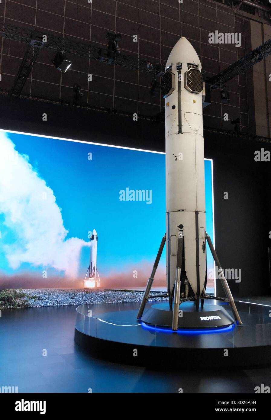 Tokyo, Japan. 30th Oct, 2025. Honda sustainable rocket is seen on ...