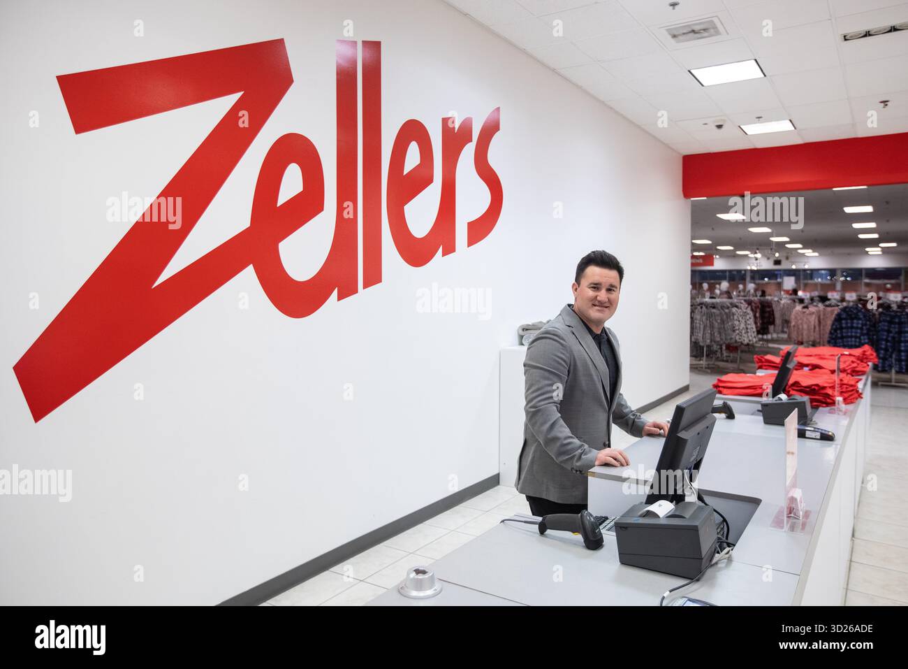 Joey Benitah pictured at the opening of the new Zellers in Edmonton on ...