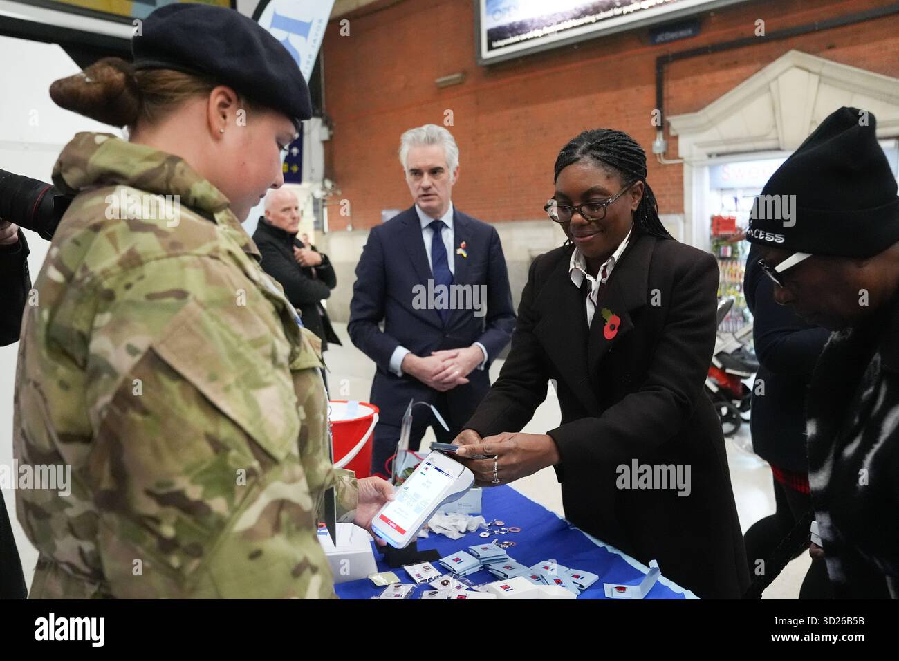 Conservative Party leader Kemi Badenoch and Shadow Defence Secretary ...