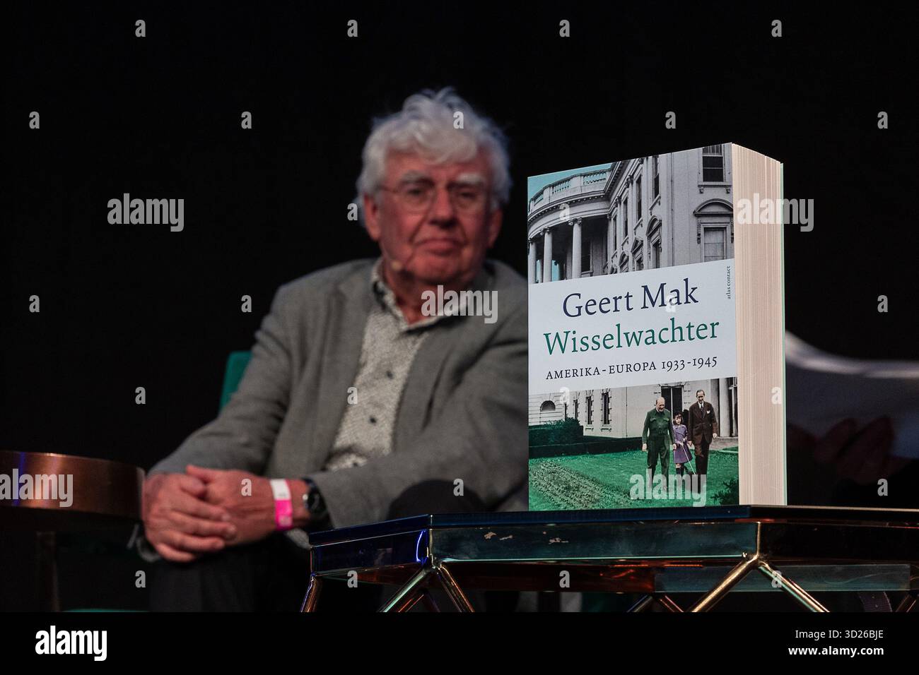 Journalist Geert Mak pictured during the EU debate 'Europe and the US ...