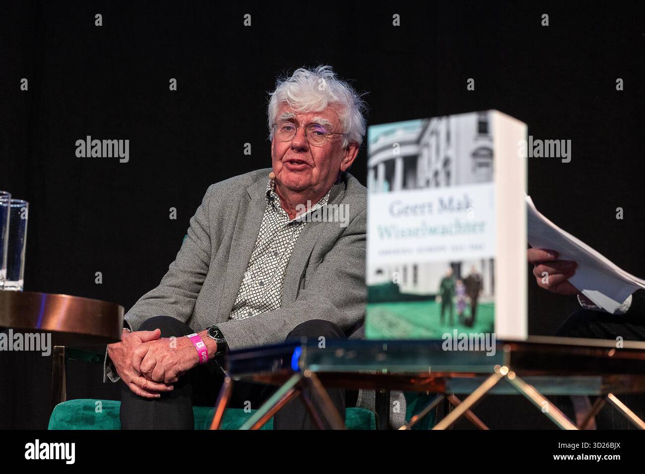 Journalist Geert Mak pictured during the EU debate 'Europe and the US ...