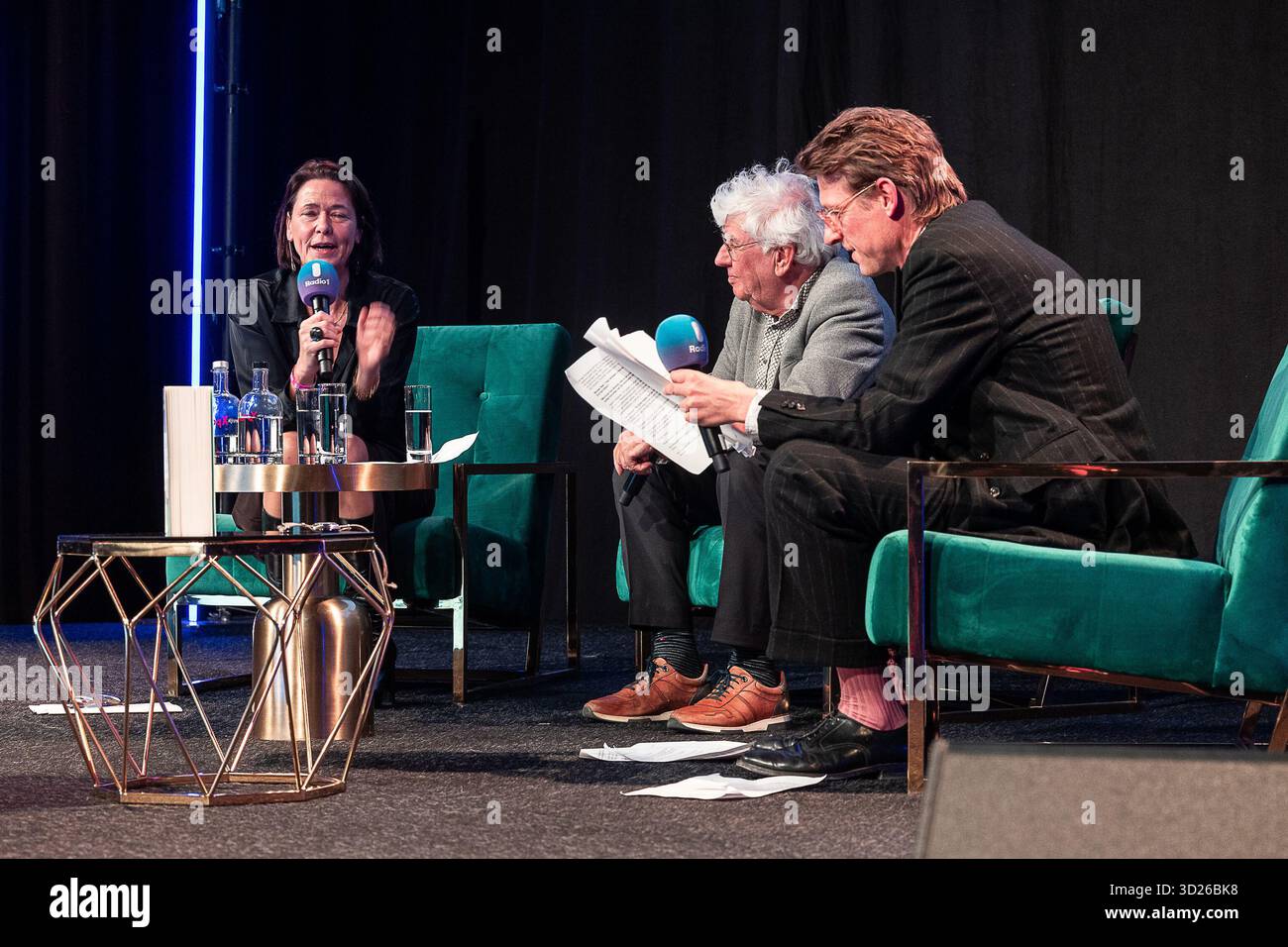 European parliament member Kathleen Van Brempt, Journalist Geert Mak ...