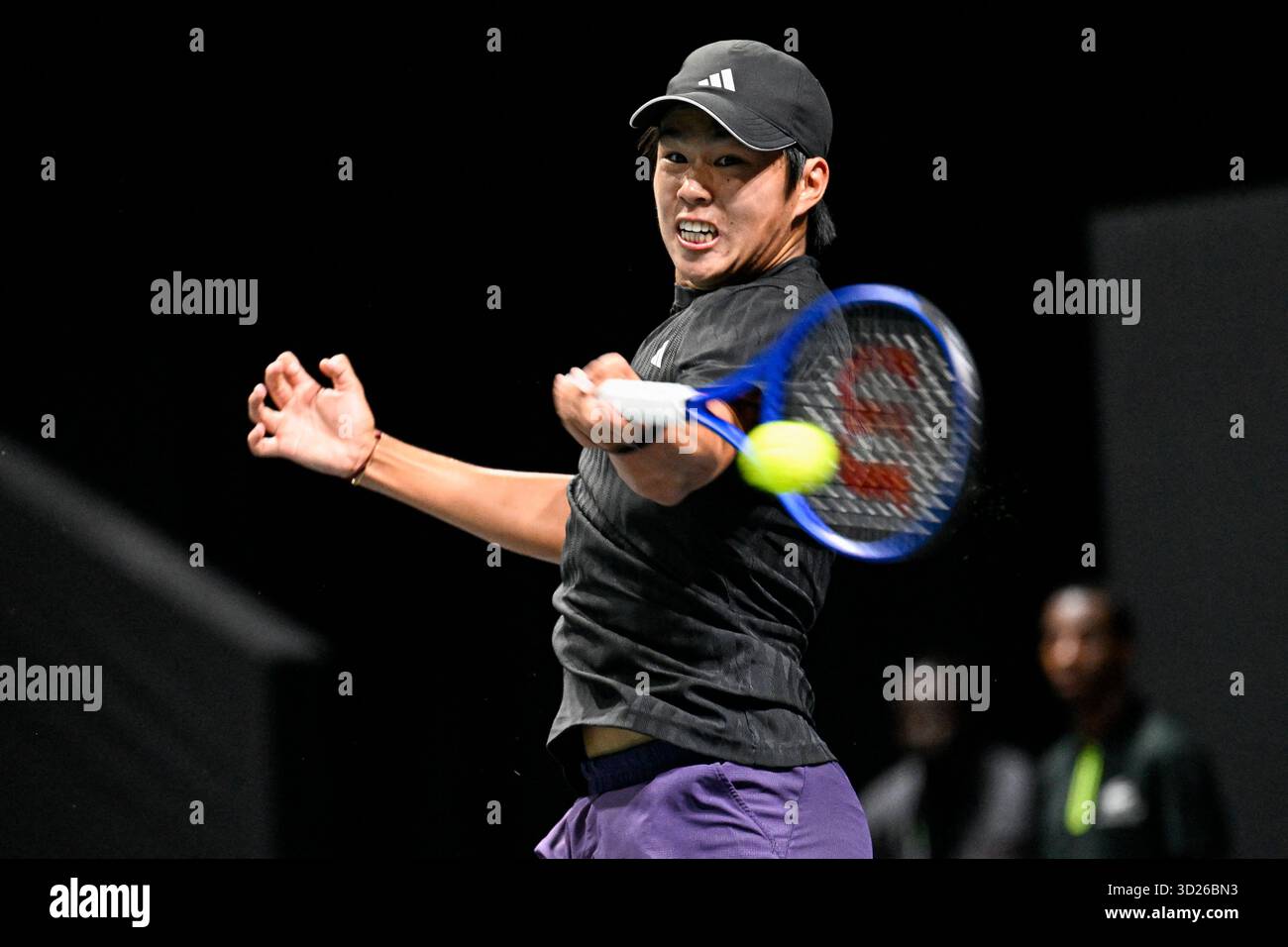 Learner Tien during the Rolex Paris Masters 1000 ATP tennis tournament ...