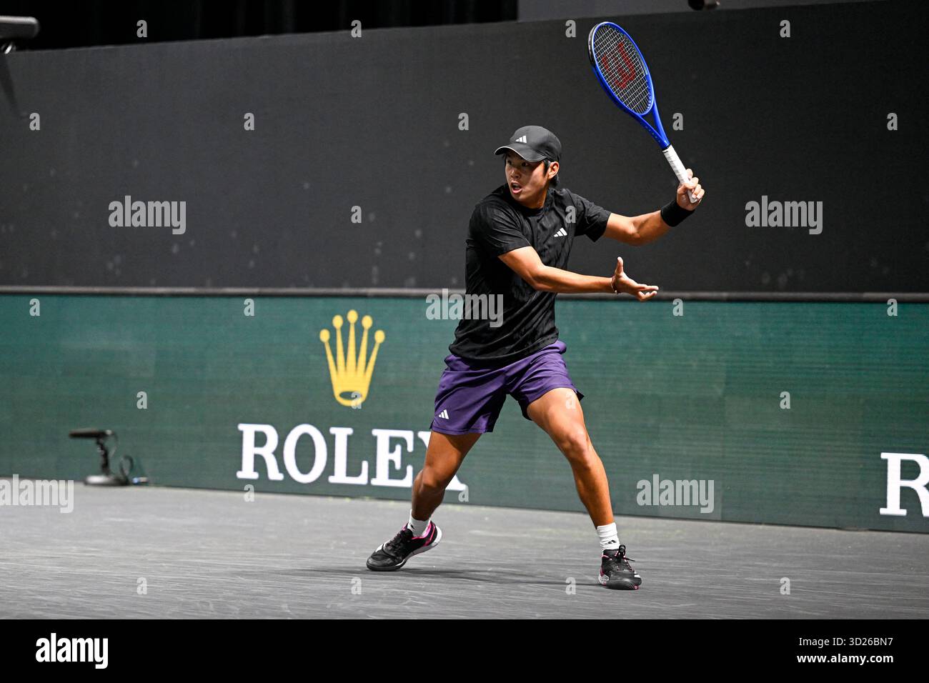 Learner Tien during the Rolex Paris Masters 1000 ATP tennis tournament ...