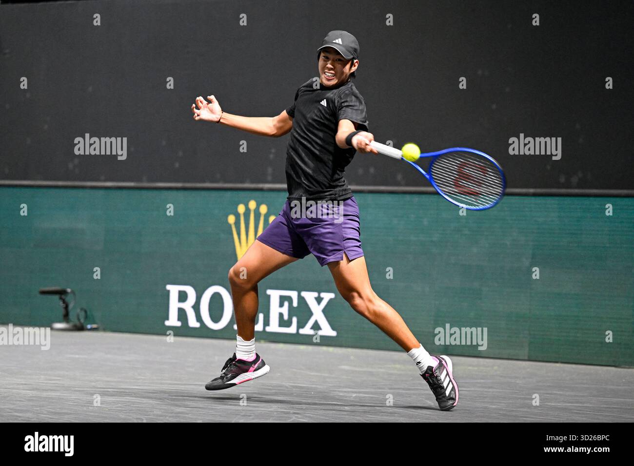 Learner Tien during the Rolex Paris Masters 1000 ATP tennis tournament ...