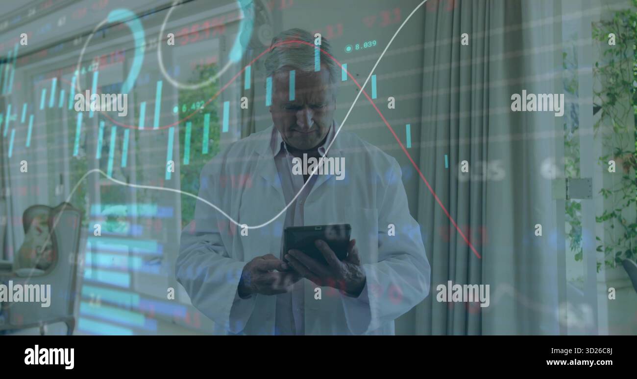 Doctor reading medical charts hi-res stock photography and images - Alamy