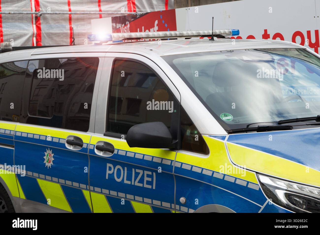 Düsseldorf, Deutschland 28. August 2025: Im Bild: Ein Einsatzfahrzeug ...