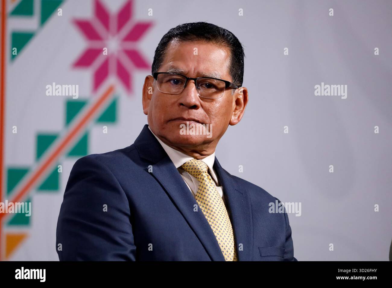 Octavio Sanchez Guillen looks on during a news conference about the ...