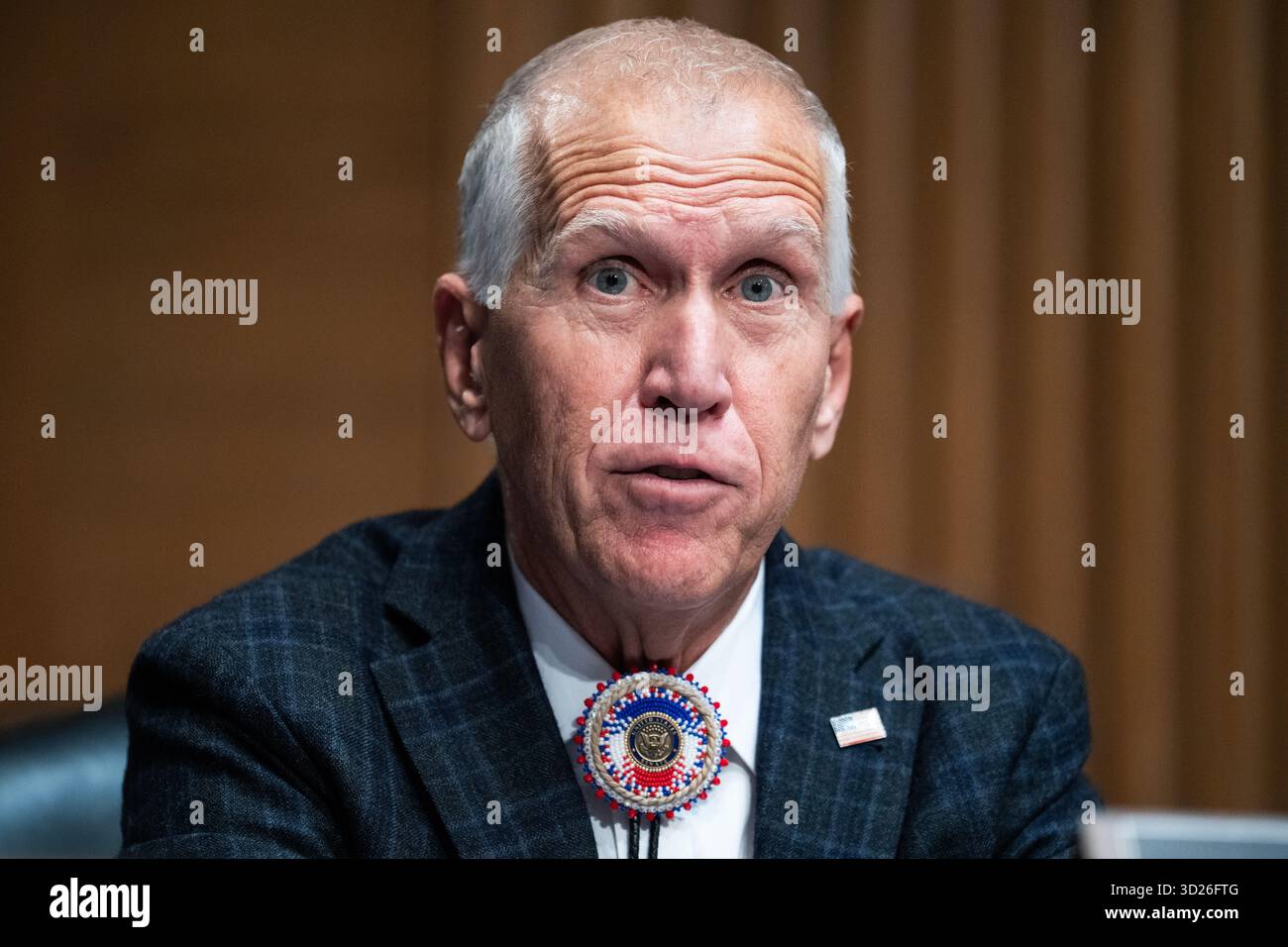 UNITED STATES - OCTOBER 30: Sen. Thom Tillis, R-N.C., speaks during a ...