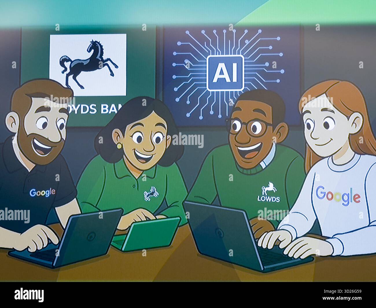 Ai office setting hi-res stock photography and images - Alamy