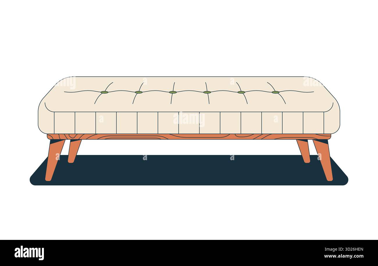 Tufted bench hi-res stock photography and images - Alamy