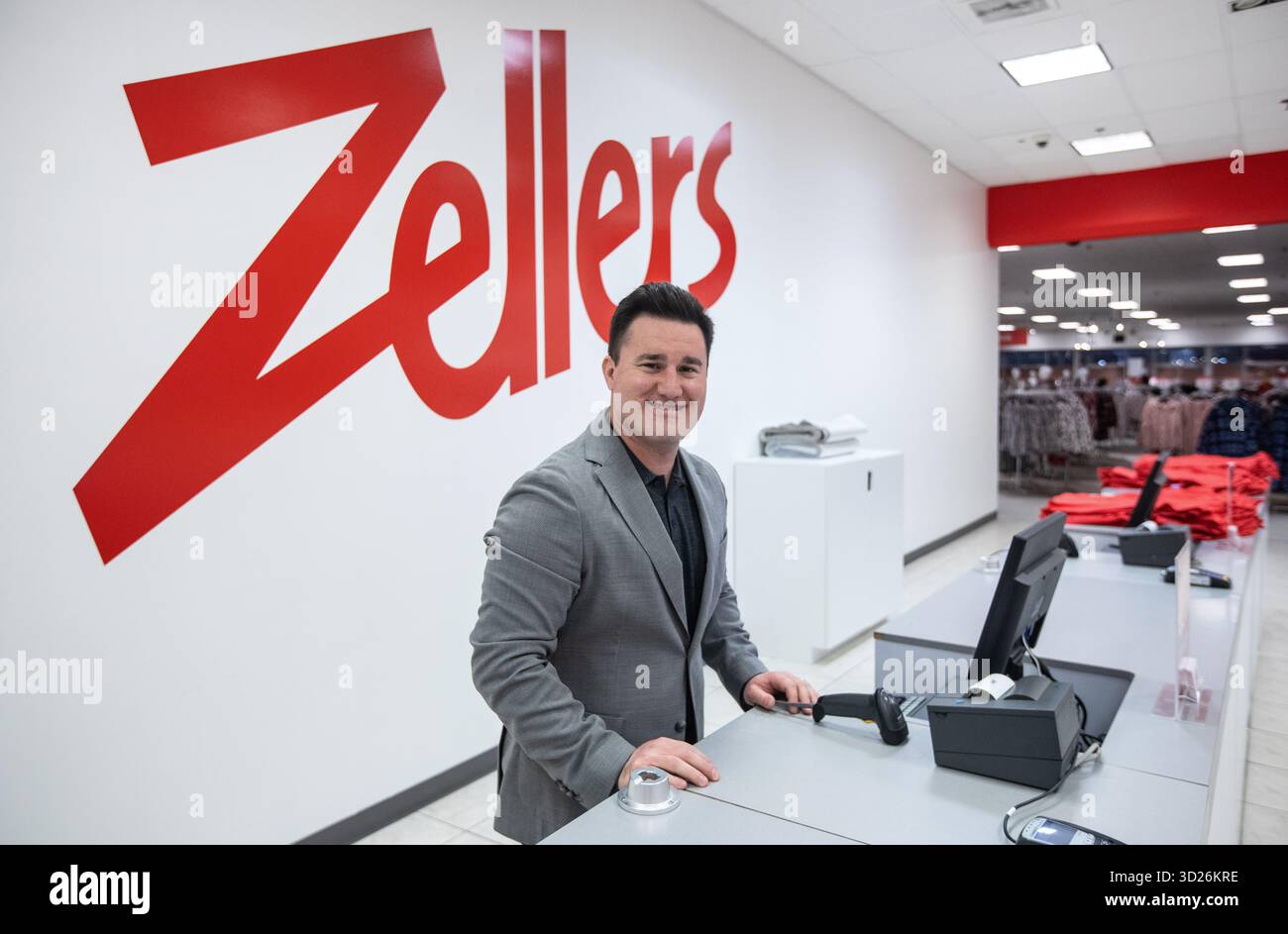 Joey Benitah pictured at the opening of the new Zellers in Edmonton on ...