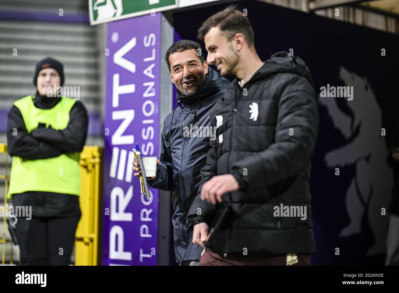 Beerschot's head coach Mohamed Messoudi pictured at the start of a ...