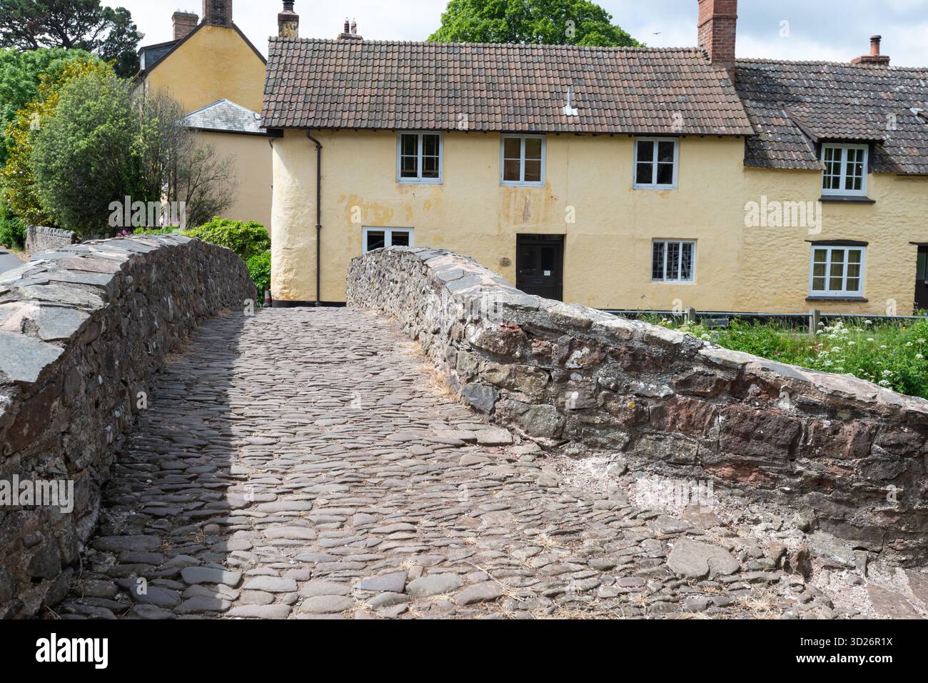 Photo of the Allerford packhorse bridge in Exmoor National Park Stock ...