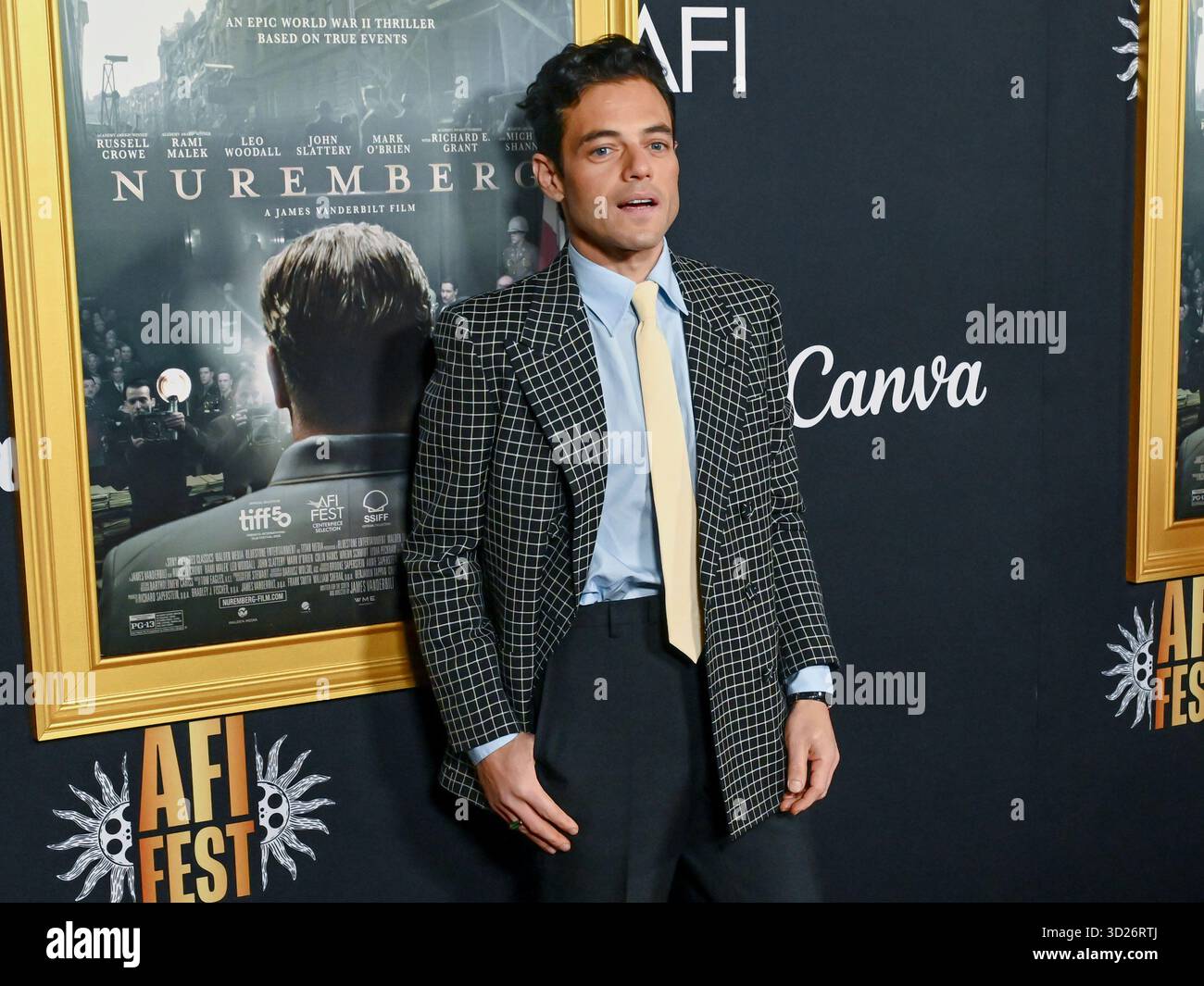 October 24, 2025, Hollywood, California, USA: American actor RAMI MALEK ...