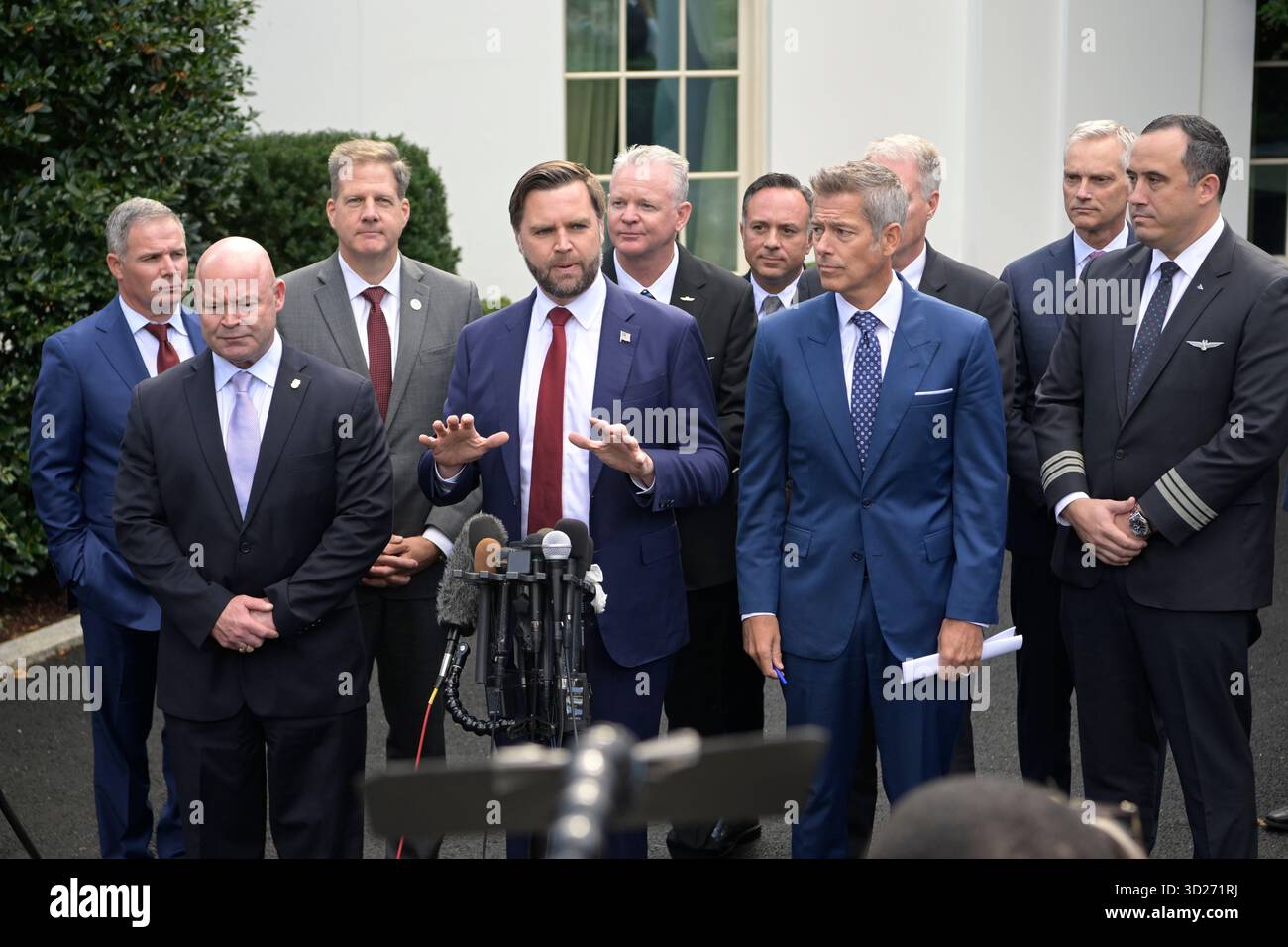 US Vice President JD Vance speaks about Government Shutdown during a ...