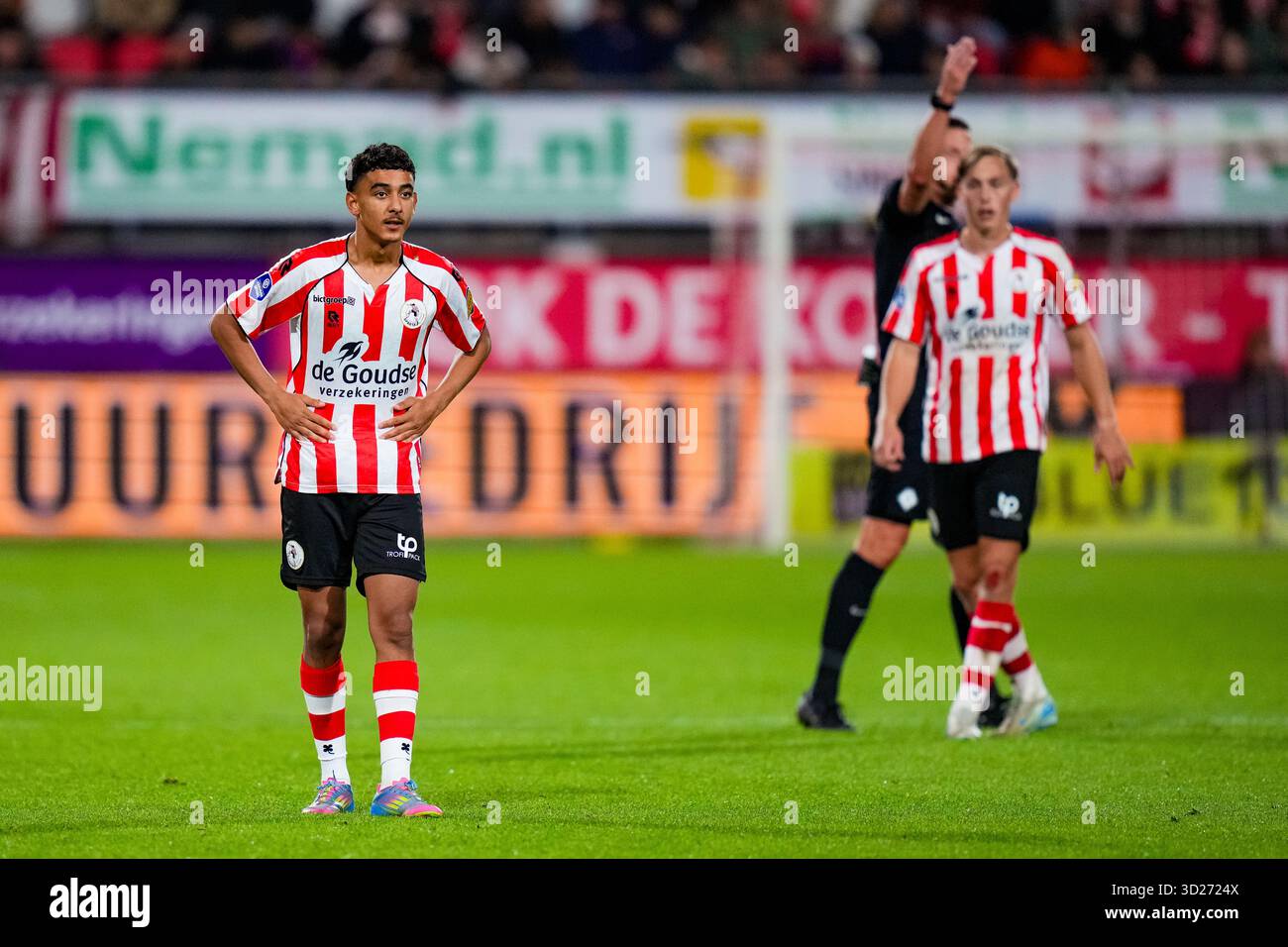 Rotterdam - Ayoub Oufkir of Sparta Rotterdam during the first round of ...