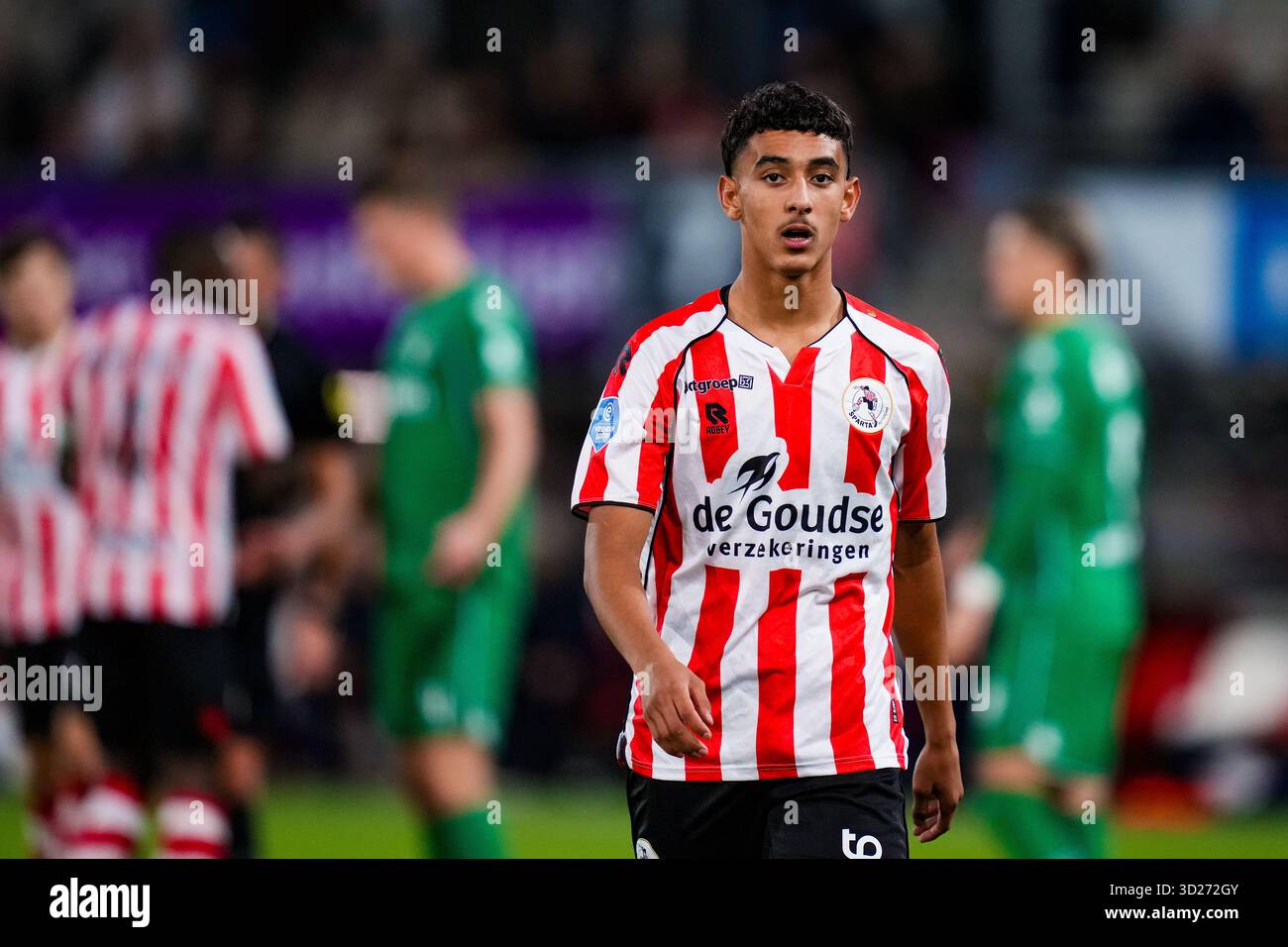 Rotterdam - Ayoub Oufkir of Sparta Rotterdam during the first round of ...