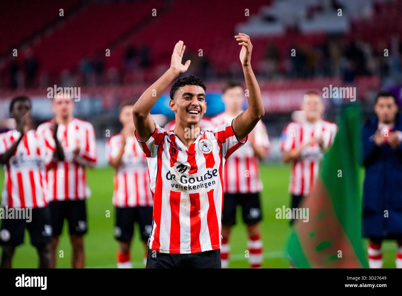 Rotterdam - Ayoub Oufkir of Sparta Rotterdam during the first round of ...